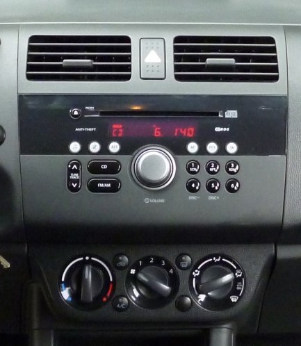 Autoradio 1-DIN Suzuki Swift avec CD/USB/mp3/Bluetooth Suzuki - Autoradios-GPS.com