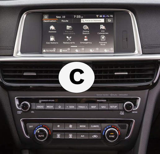 Kia Optima : Écran QLED GPS CarPlay Android 14 WiFi