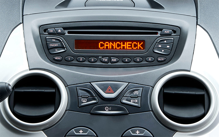 KIT Poste 1-DIN USB/Bluetooth Ford Ka de 2009 à 2017