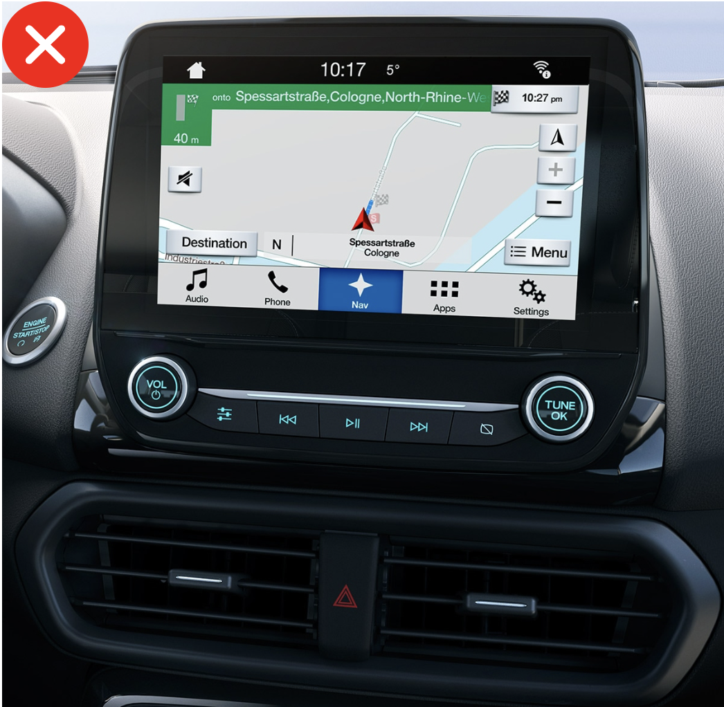 Ford Transit : Écran Android 14 Autoradio CarPlay GPS WiFi Tactile