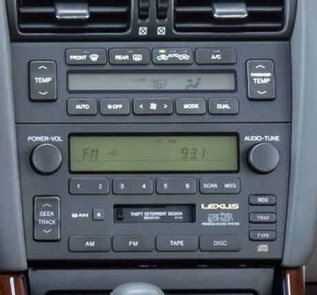 Kit Autoradio Kenwood pour Lexus GS300/GS400 (1998-2005) | CarPlay ...